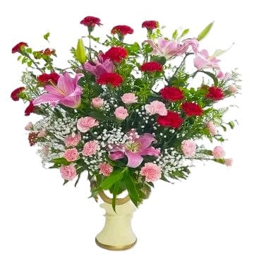 KFA0112 | Carnations and Lilies Table Flower – Katong Flower Shop